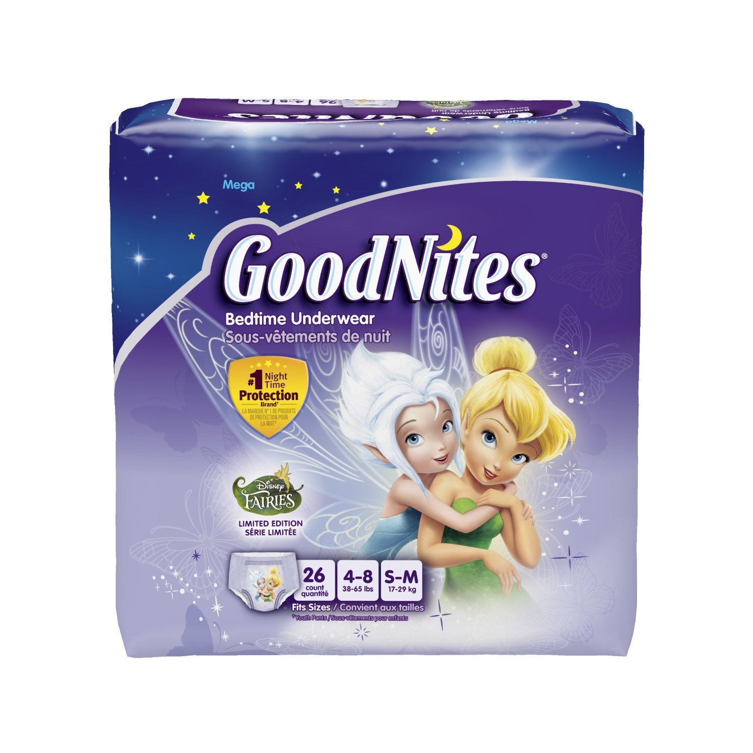 Amazon.com : Huggies GoodNites Underpants Girls for Nighttime, Jumbo ...
