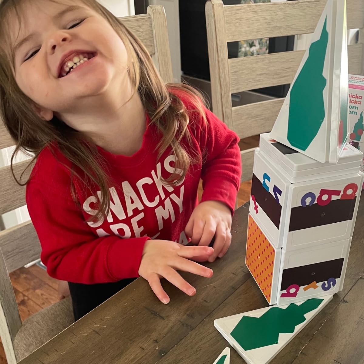 Snapklik.com : Chicka Chicka Boom Boom Set, Magnetic Kids Building Toys ...