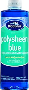 Amazon.com : BioGuard Polysheen Blue Clarifier - 1 Quart, Pack of 6 ...