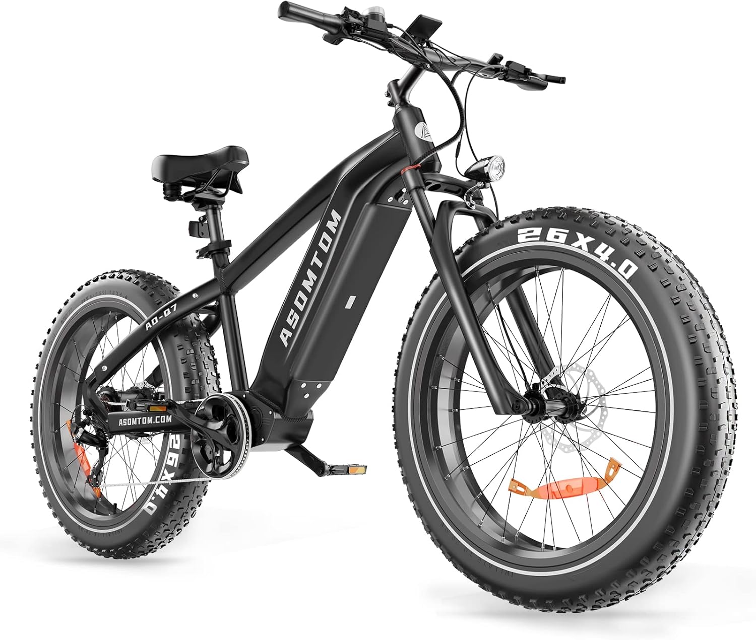 Asomtom Electric Bikes for Adults 750W BAFANG Motor 48V 15Ah Removable Battery 26″ Fat Tire ...