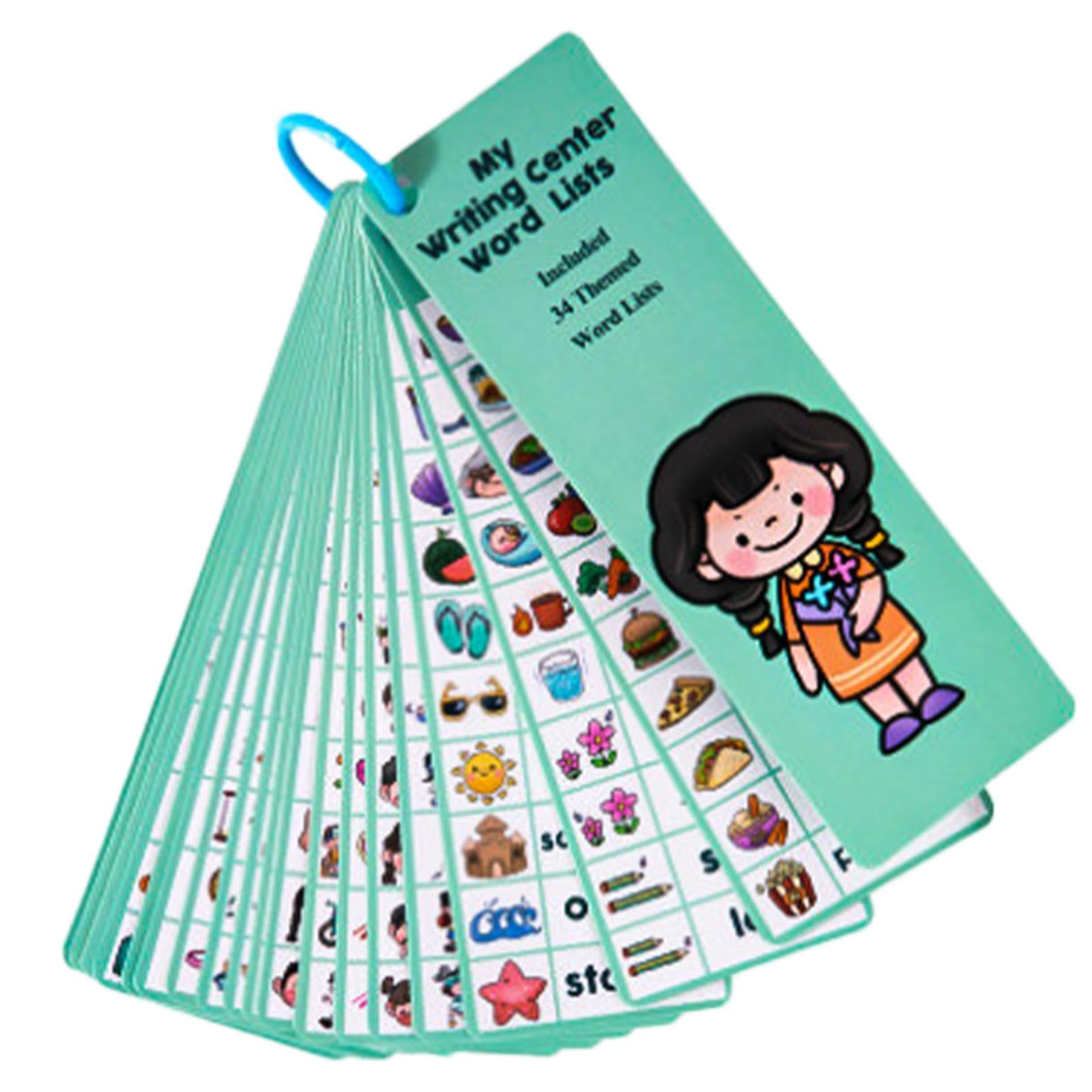 Tarjetas Didácticas De Palabras Visuales Para Jardín De Infantes