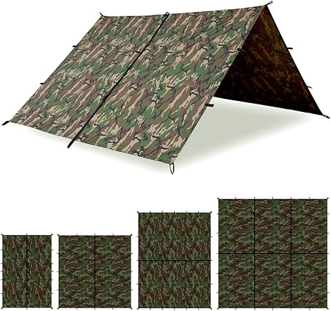 Amazon.com: Aqua Quest Defender Tarp Waterproof Heavy Duty Bushcraft ...