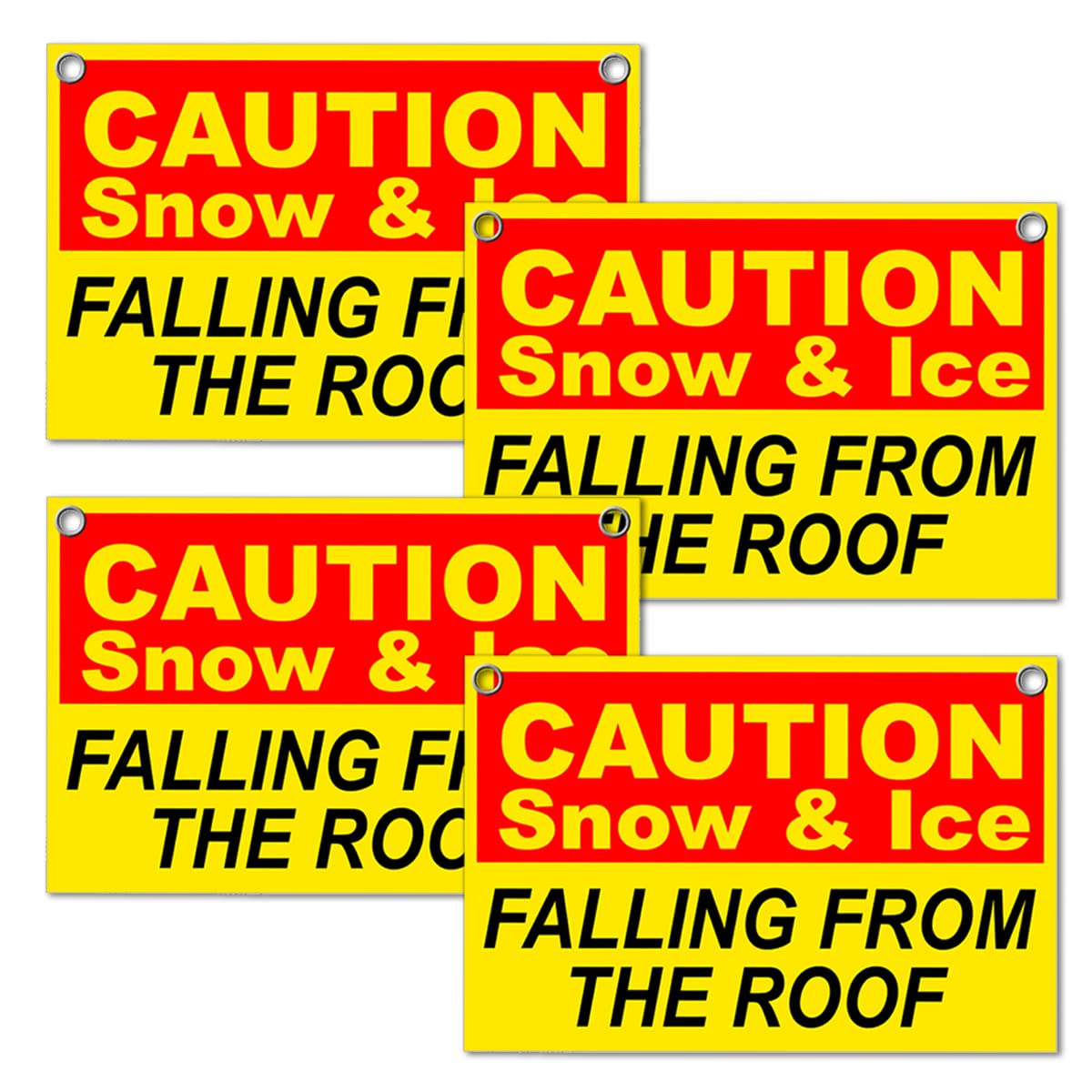 Buy Caution Snow and Ice Falling From The Roof Sign 8" x12" - Roof Ice ...