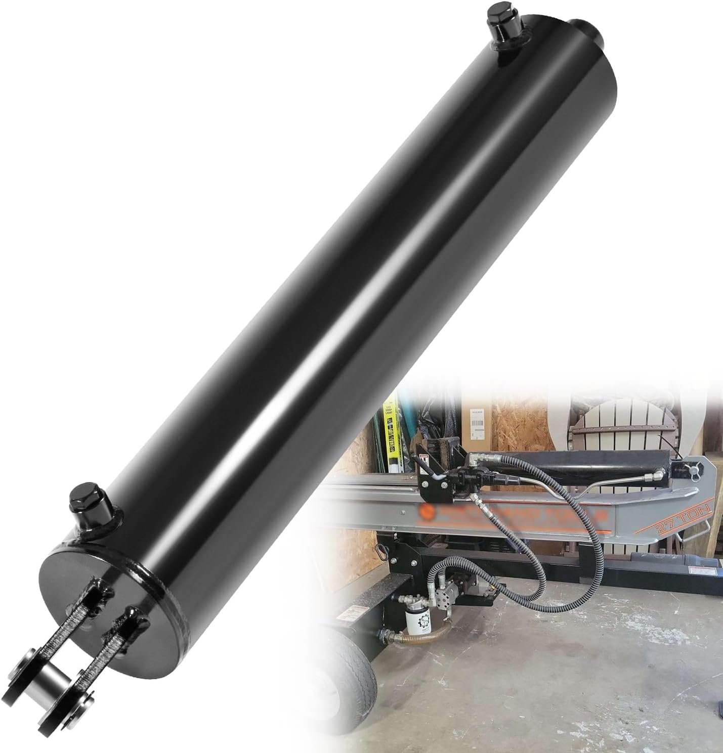 Amazon.com: Sunluway Hydraulic Log Splitter Cylinder 4.5" Bore x 24 ...