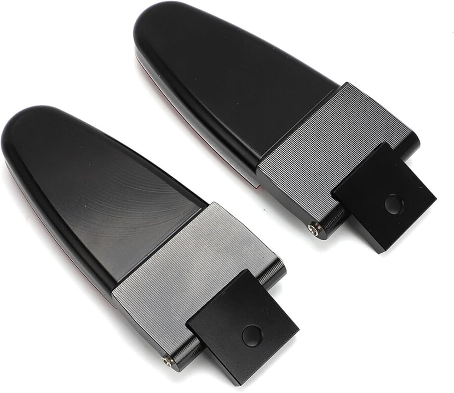 2 All Glass Rear Door Hinges with Hardware #103528-100XL/100LE for LEER ...