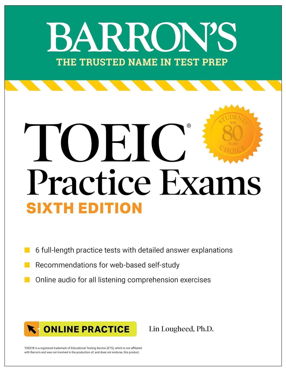 Amazon | TOEIC Practice Exams: 6 Practice Tests + Online Audio, Sixth ...