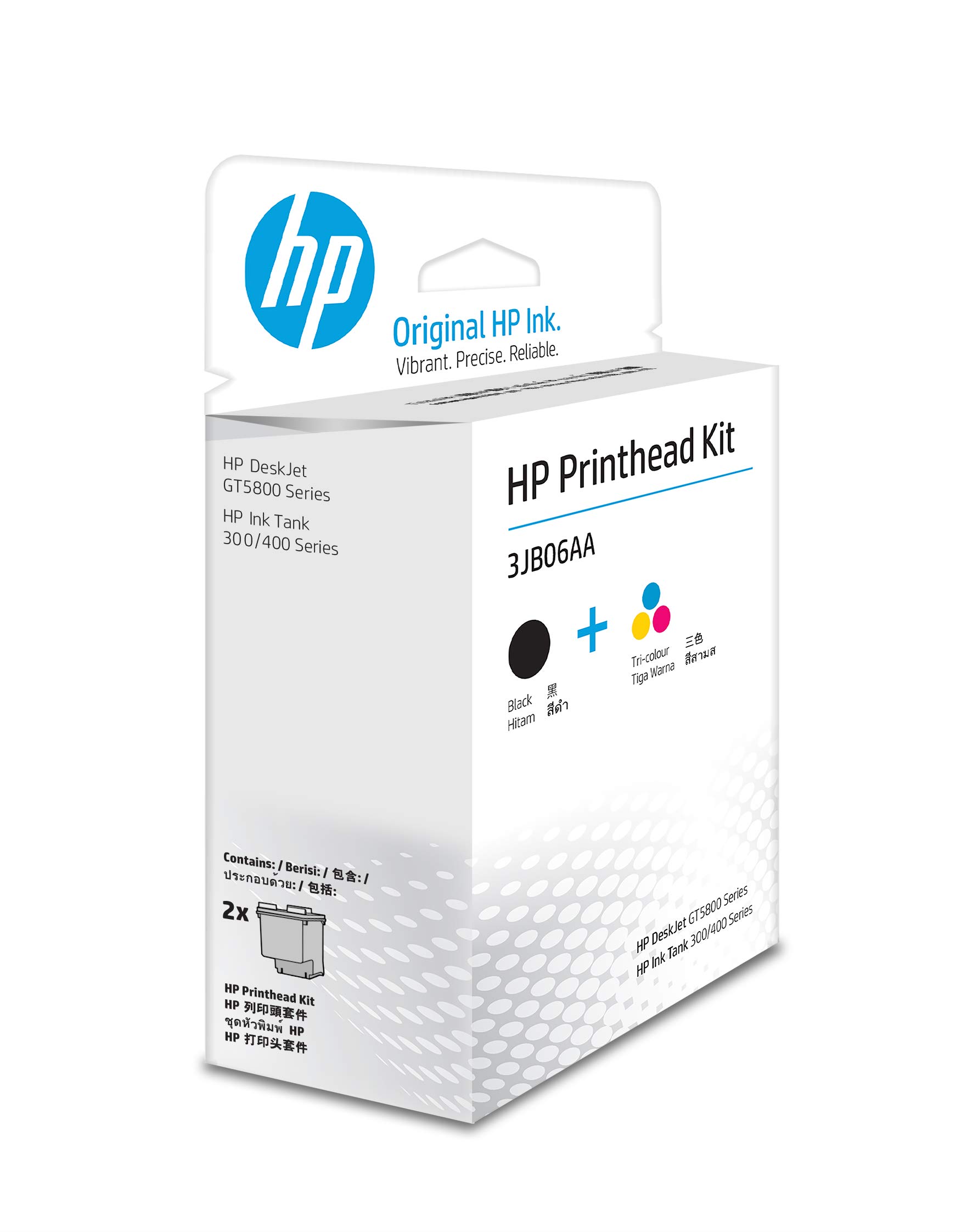 HP Black/Tri Color Combo Printhead for HP DeskJet GT5810 / GT5820 ...