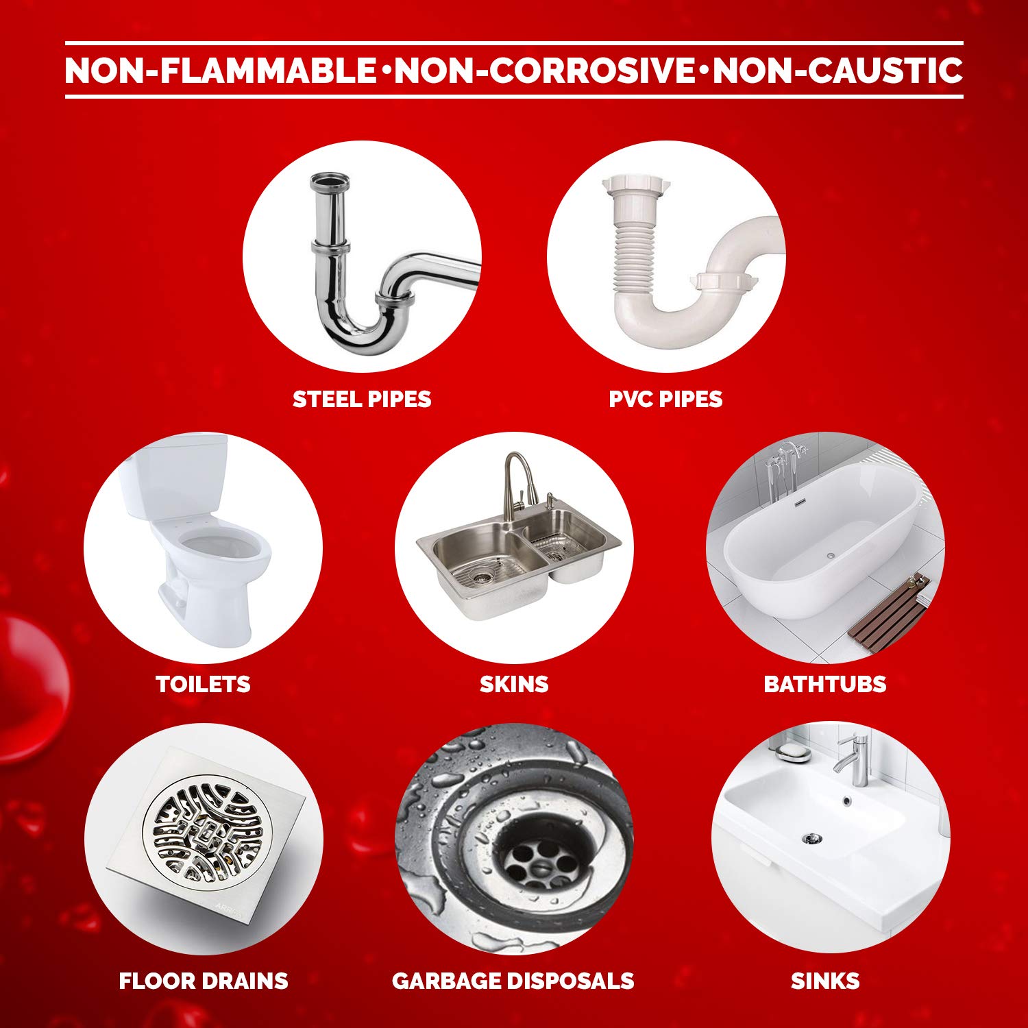 Snapklik.com : Liquid Fire Drain Line Opener