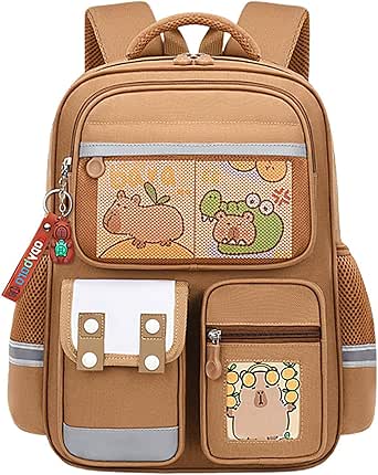 Generisch Cute Capybara Backpack, Children's Capybara School Bags with ...