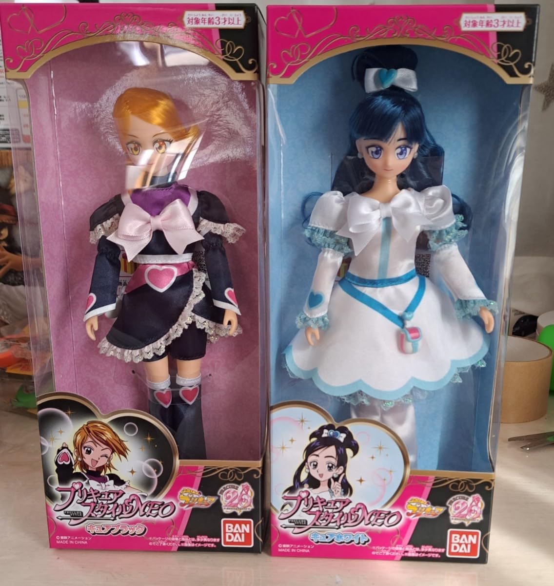 Amazon.co.jp: Futari wa Pretty Cure Cure Black Cure White Figure CXM ...