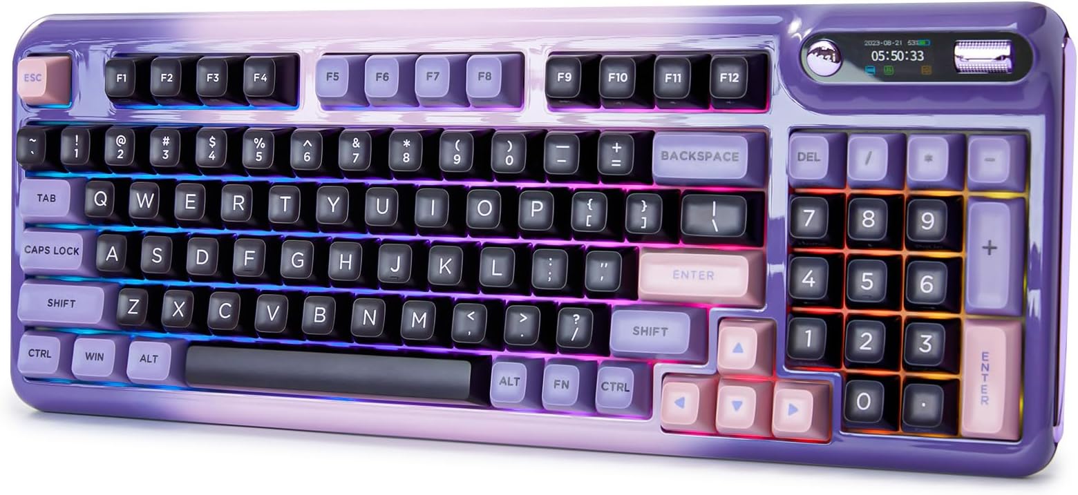 Amazon.com: KZZI Z98 Mechanical Keyboard, Hot Swap Gasket Wireless ...