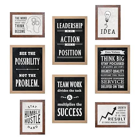 Chaka Chaundh – Office Quotes Frames - Motivational Quotes Wall Frames ...