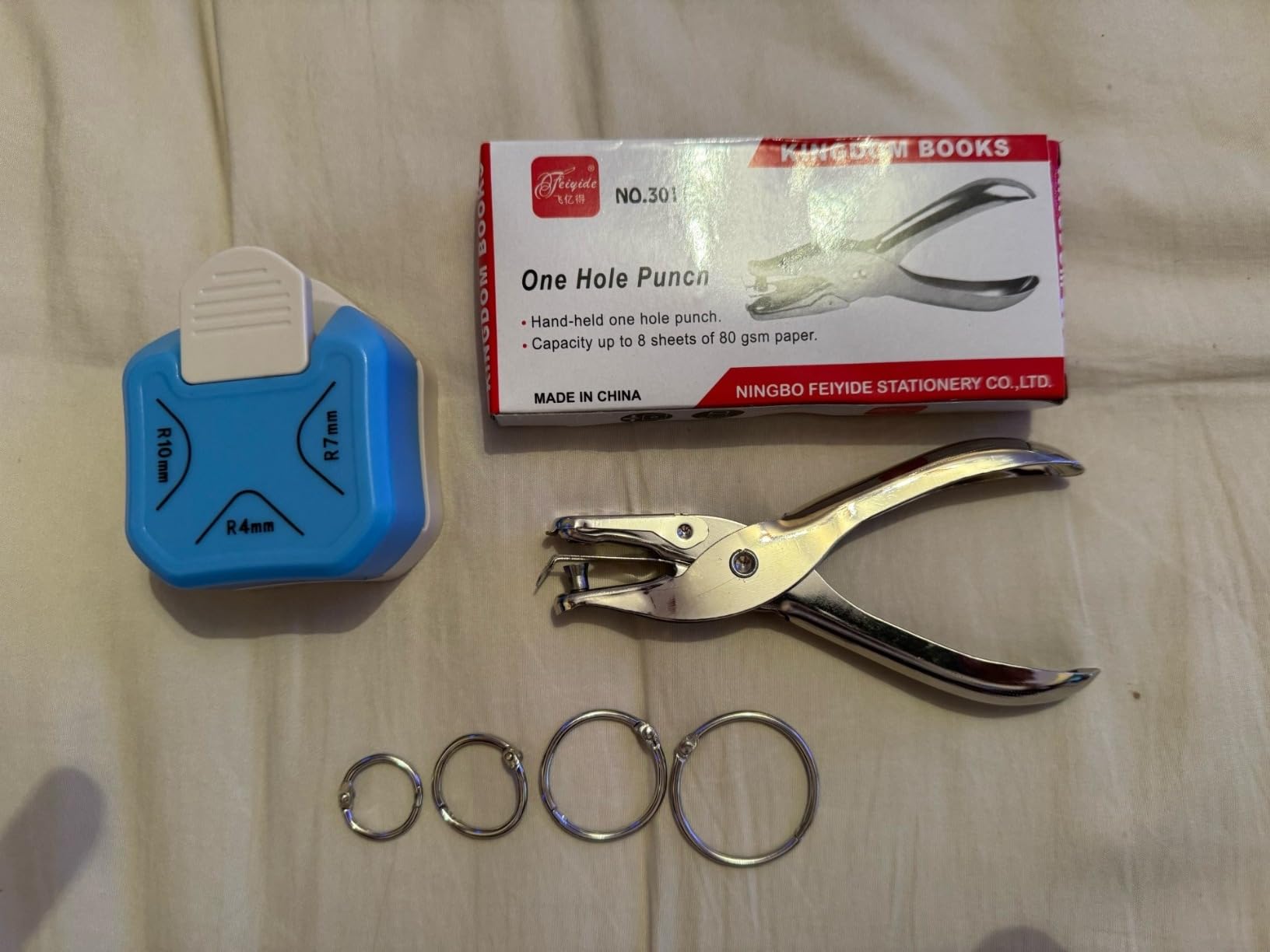 3 in 1 Corner Rounder Punch, Hole Punch 3Way Corner Cutter with Hole ...