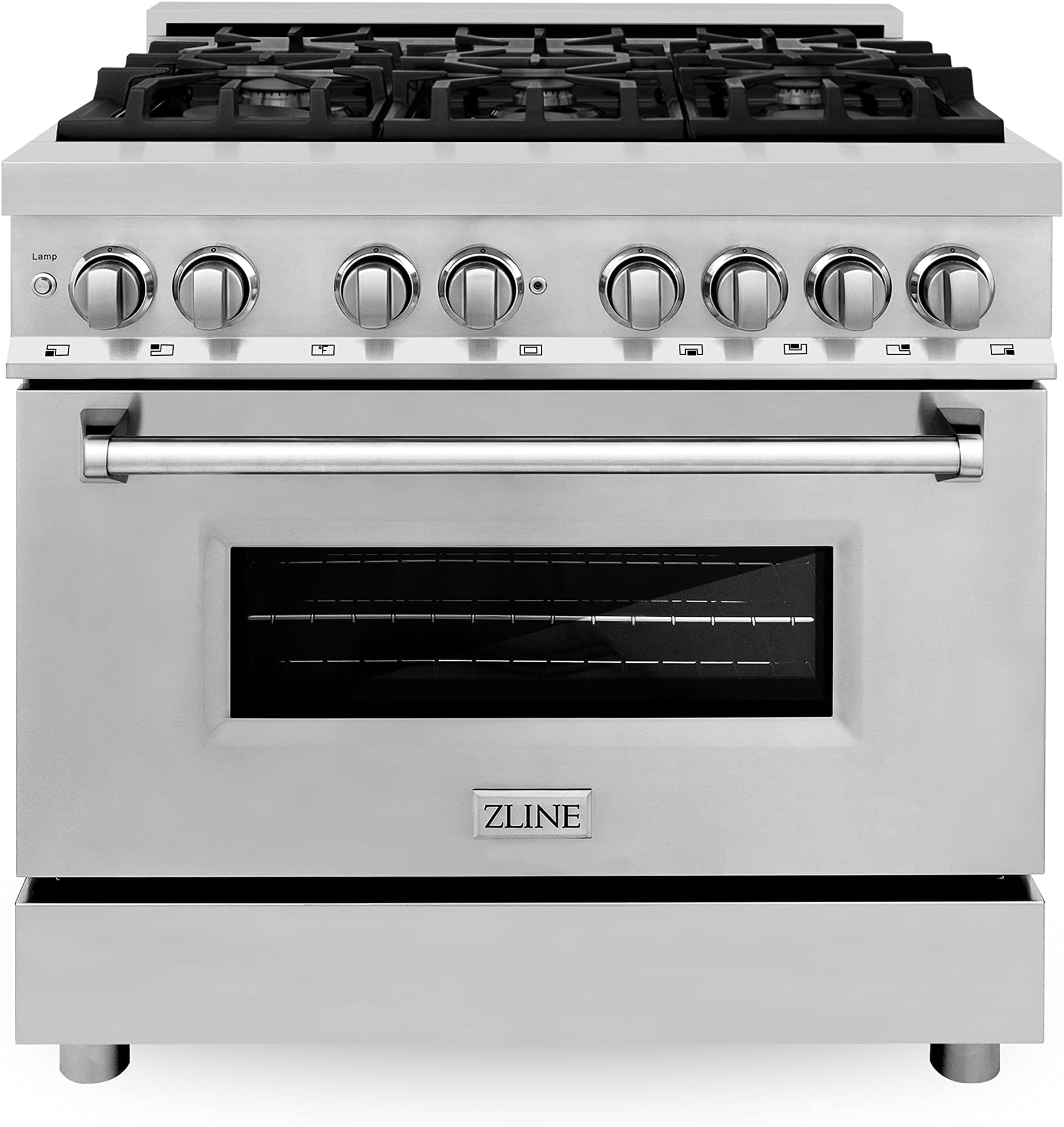 Amazon.com: ZLINE 36" 4.6 cu. ft. Electric Oven and Gas Cooktop Dual ...