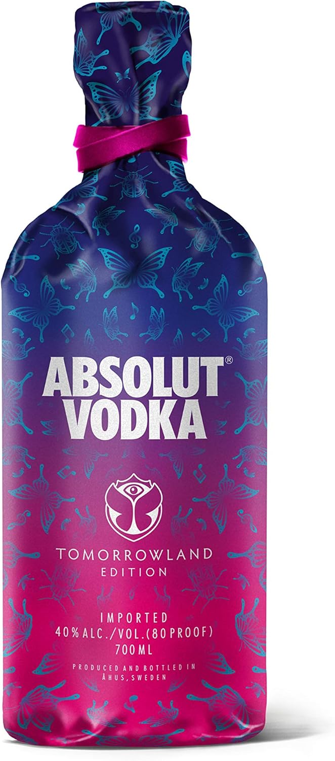 absolut Vodka TOMORROWLAND Limited Edition 40% - 700 ml : Amazon.es ...