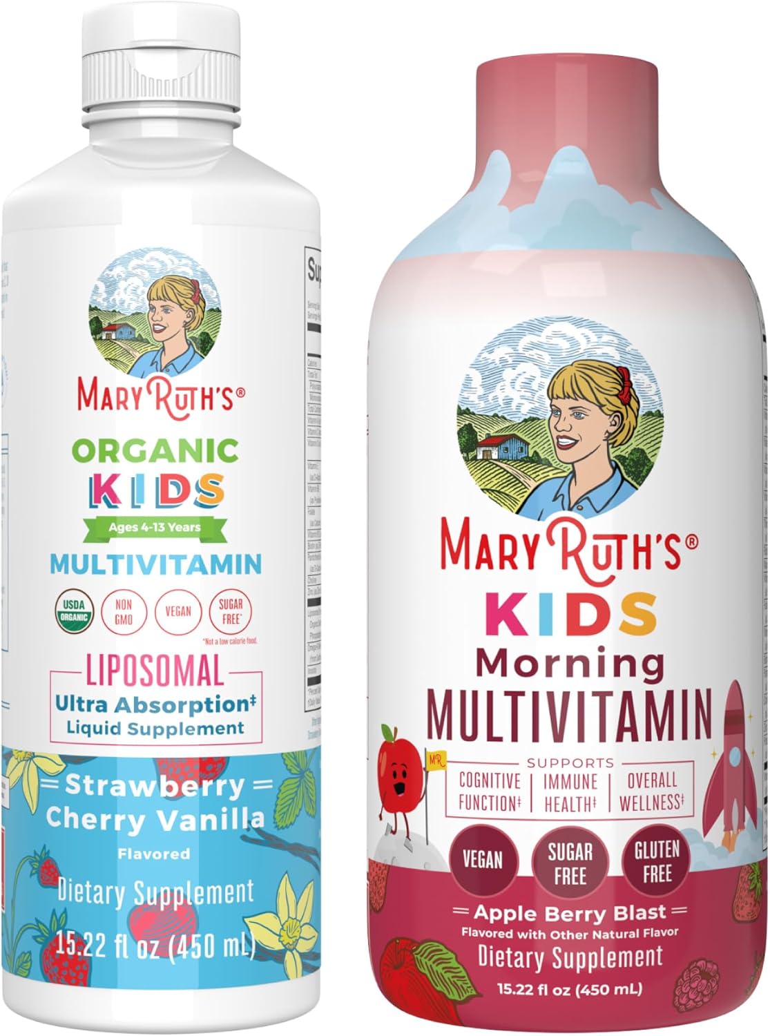 Amazon.com: MaryRuth Organics Liquid Multivitamin (Apple Berry ...