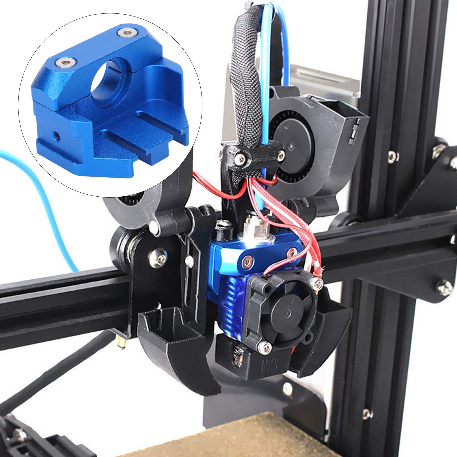 Buy Full Metal Extruder Block, Extruder Block 3D Printers Extruder ...