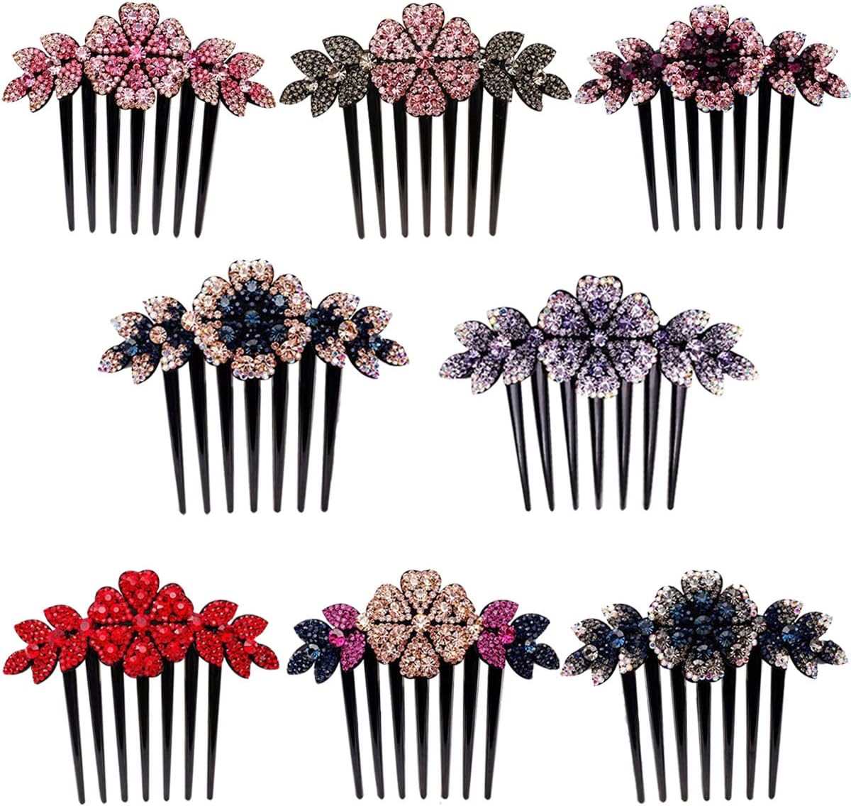 Amazon.com : Likeggoad 4 Pcs Colorful Luxury Sparkly Glitter Leaf ...