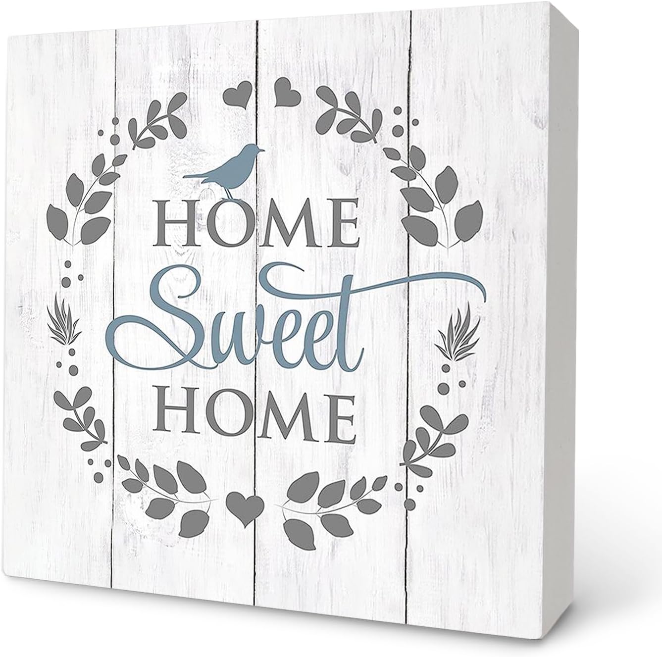 Amazon.com: Home Sweet Home Sign, Spring Decor, Wooden Box Signs for ...
