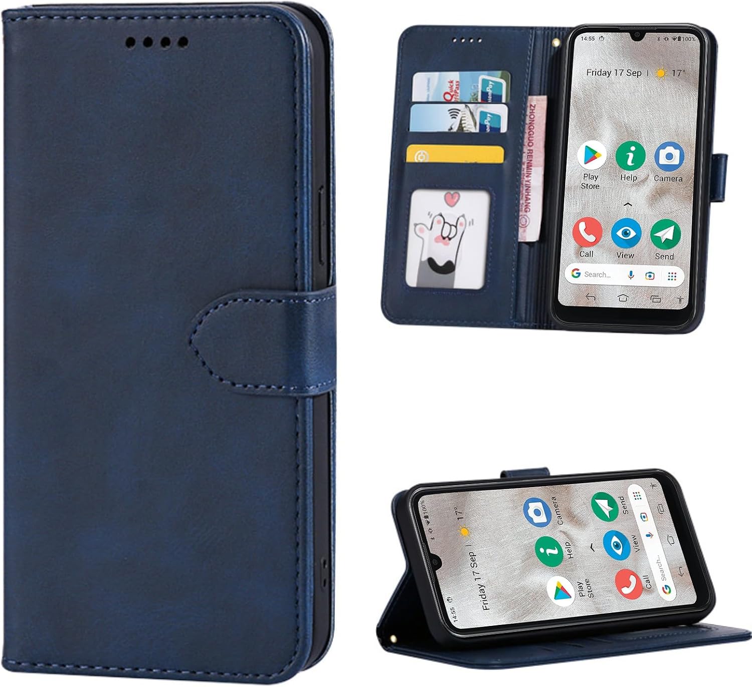 KUSINHOKA Case for Doro 8100/Doro 8100 Plus/Doro 8200,Magnet Closure ...