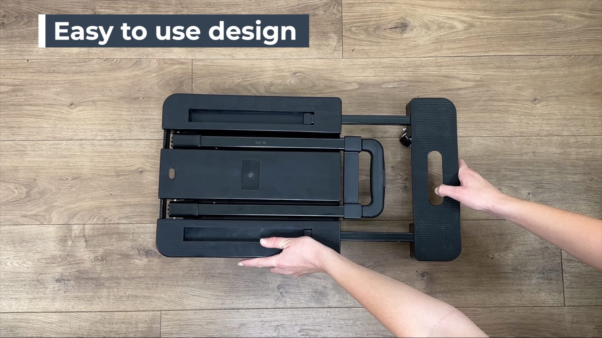 Snapklik.com : Mount Plus A3 Folding Hand Truck, 6 Wheels Fold Up Hand Cart