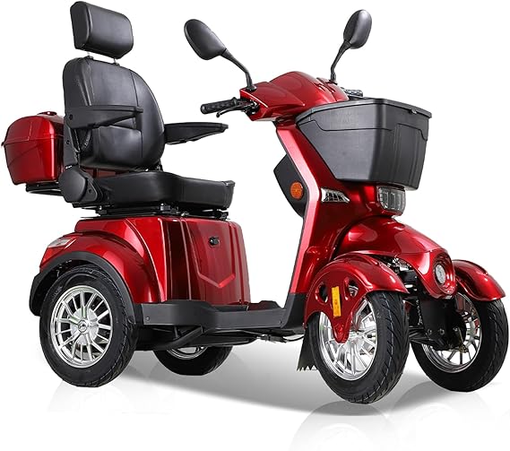 Amazon.com: Dvsripa All Terrain Mobility Scooter,Heavy-Duty 4 Wheel Mobility Scooters 500lbs ...