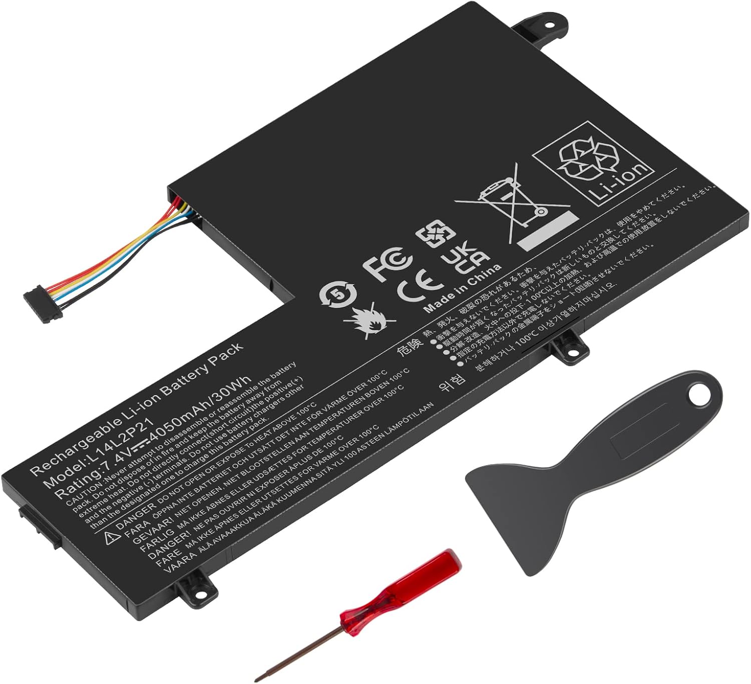 ARyee L14L2P21 Battery Compatible with Lenovo Flex 3 Flex 4 1470 1480 ...