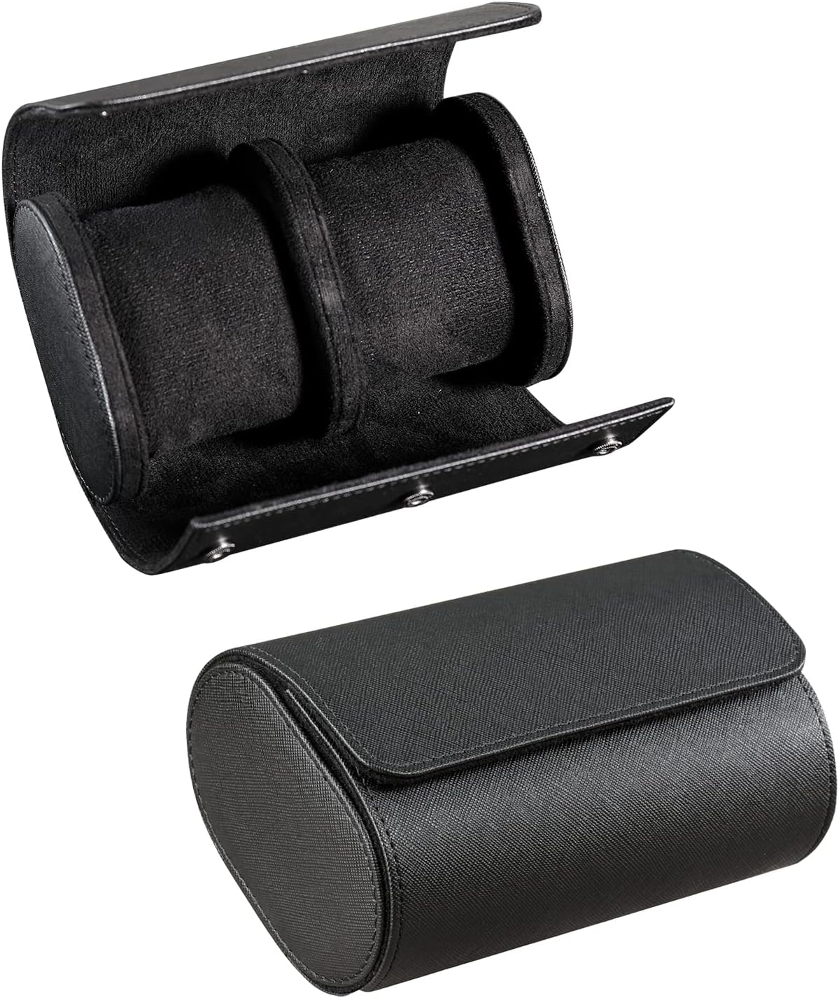 Watch Roll Travel Case for Men and Women- 2 Watch Storage and Organizer ...