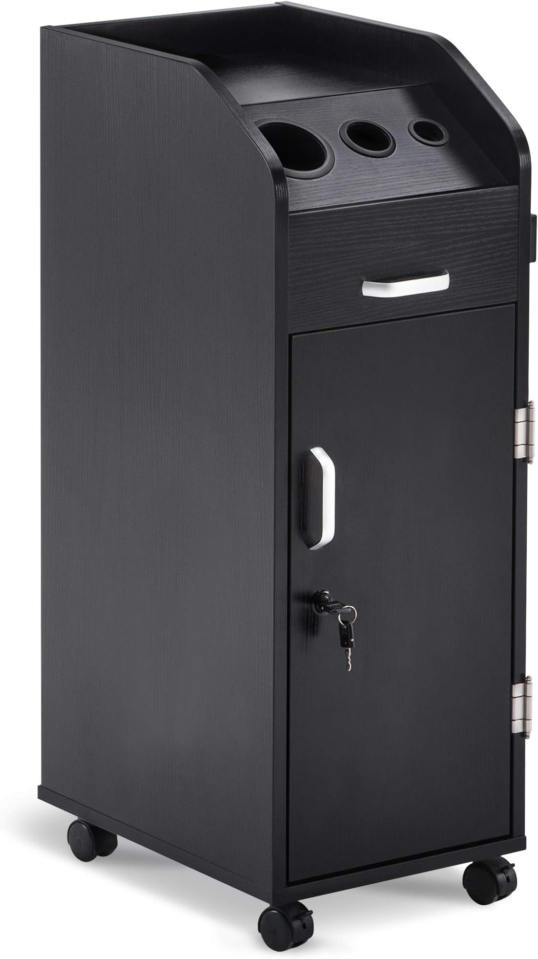 Amazon.com: TASALON Lockable Salon Trolley Cart - Beauty Salon Cart ...