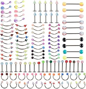 Amazon.com: Nicoport 110Pcs Nose Piercing Kit, Body Piercing Set, with ...