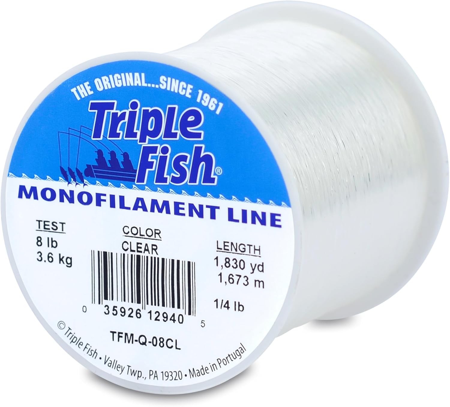 Triple Fish Mono Line, 8-Pound (3.6 Kg) Test, .011 in (0.27 Mm ...