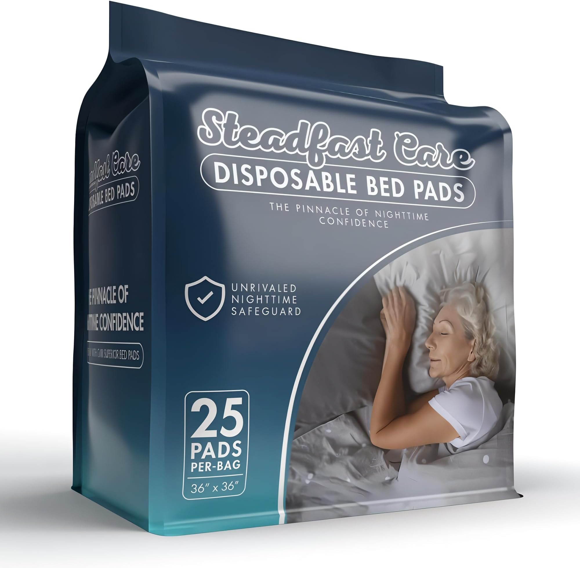 Amazon.com: Steadfast Care Disposable Bed Pads 36 x 36 Hospital ...