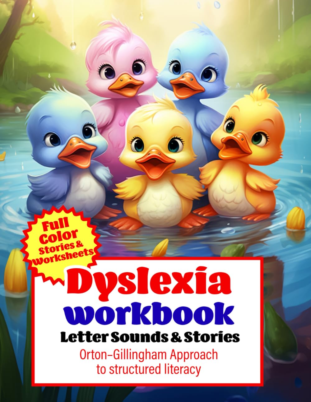 Dyslexia Workbook - Letter Sounds & Stories: Orton-Gillingham approach ...