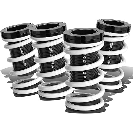 Amazon.com: DNA Motoring COIL-HC88-T33-WH Suspension Coilover Sleeve ...
