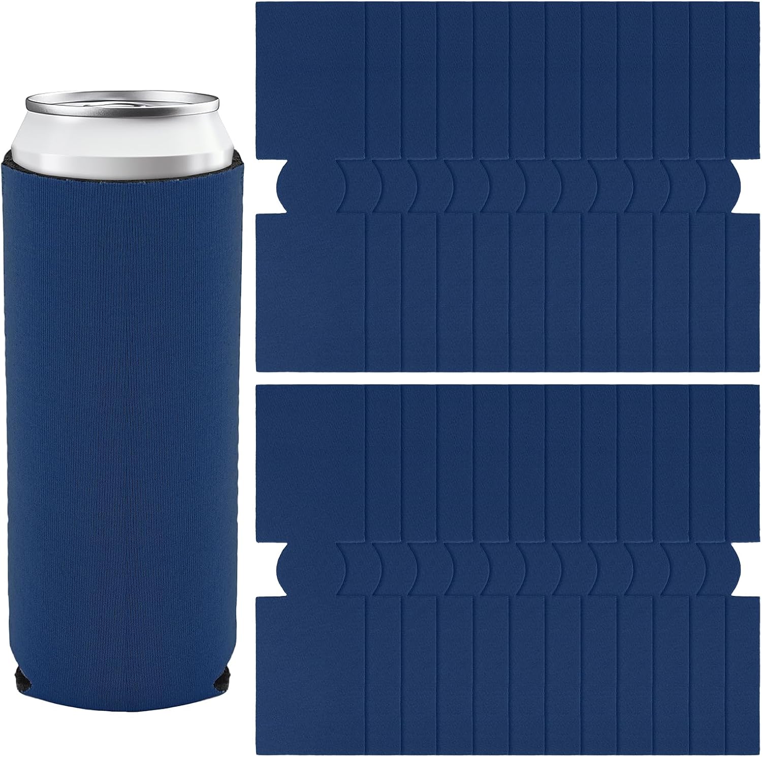 Amazon.com: Aspire 25 Pcs Unsewn Neoprene Slim Can Cooler Sleeves for ...