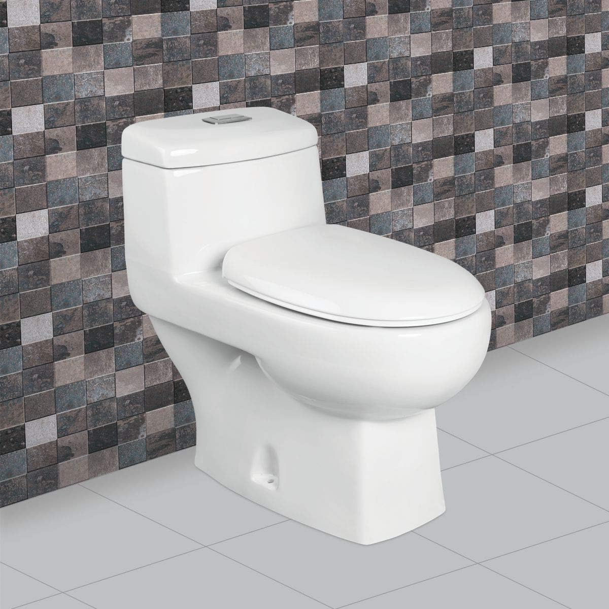 Belmonte Ceramic Floor Mounted One Piece Western Toilet Water Closet ...