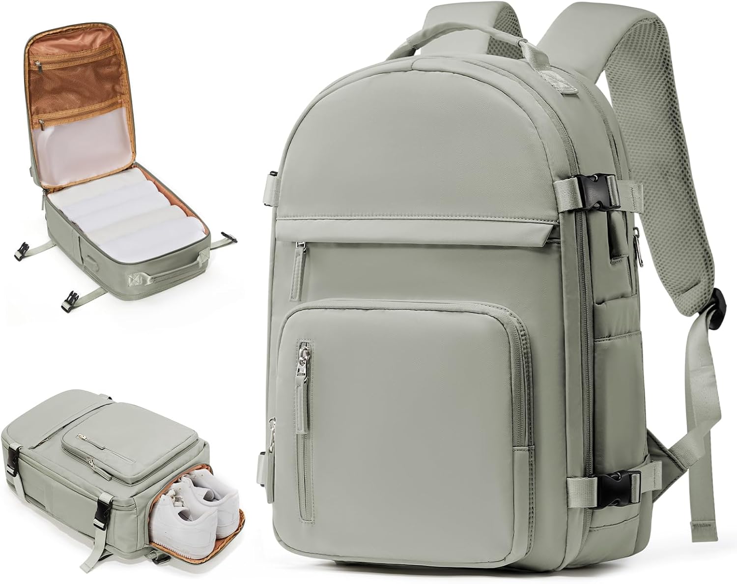 Amazon.com | wepadre Travel Backpack for Women Men Carry on Backpack ...