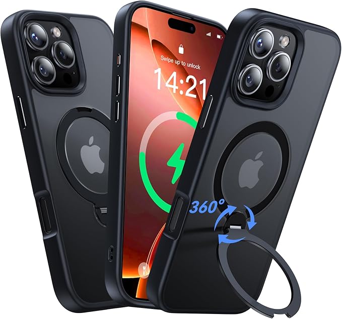 Amazon.com: Letazivva 360° Rotated Magnetic Stand for iPhone 16 Pro Max ...