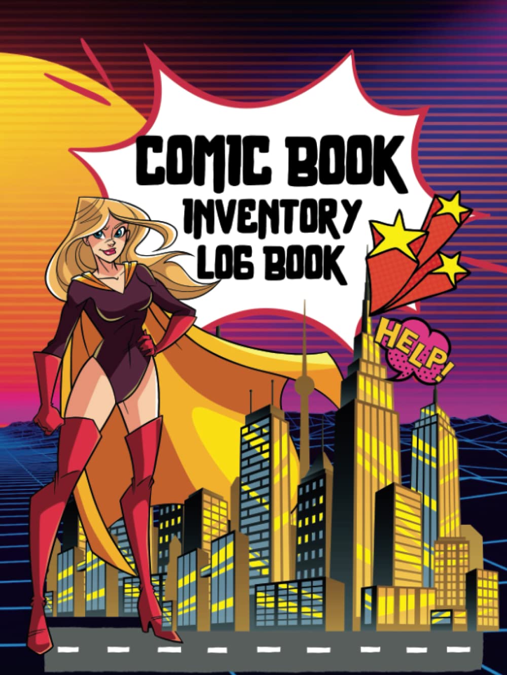 Amazon.com: Comic Book Inventory Log Book: Female Superhero Cover ...