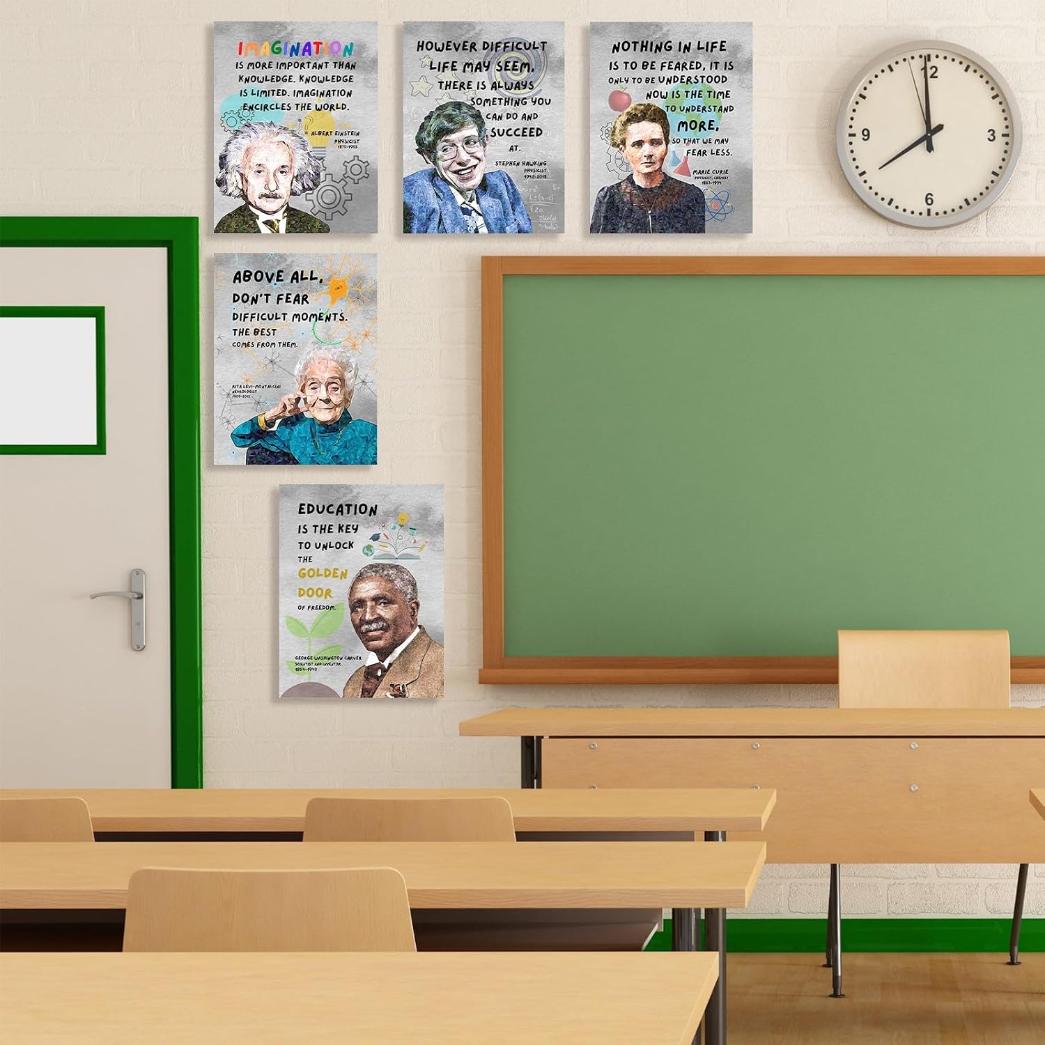 Science Wall Prints,Famous Scientists Motivational Australia | Ubuy