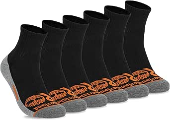 Amazon.com: Timberland PRO Mens Work Socks, Quarter Socks, Sorbtek ...