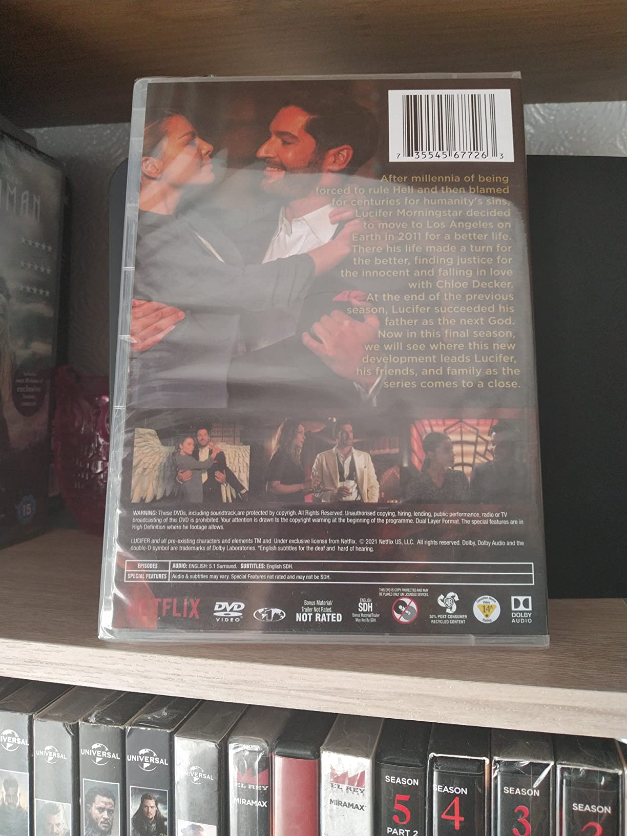 DVD Lucifer Season 6: The Complete Sixth Season: Amazon.co.uk: DVD ...