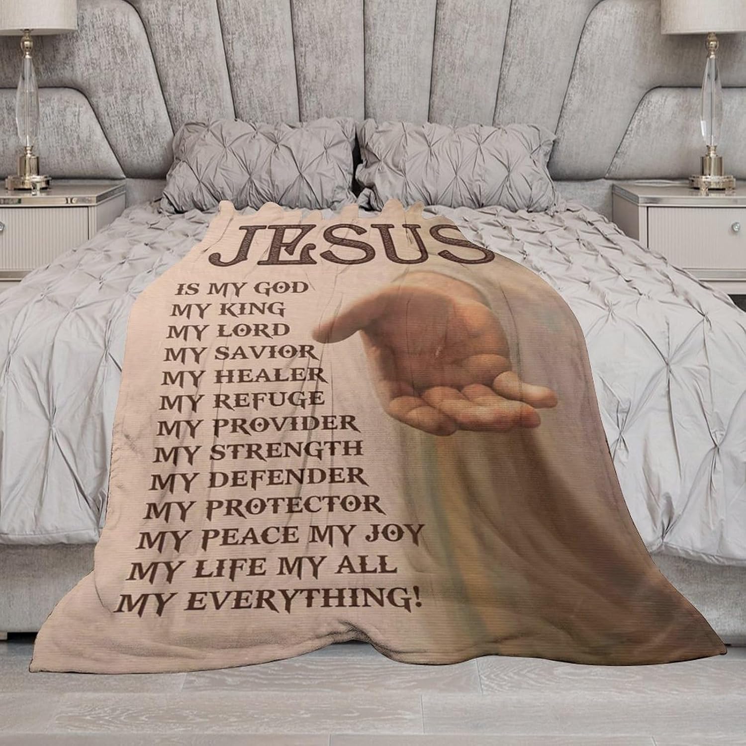 Manta cristiana de Jesús, regalos de Jesús para mujeres y hombres, con ...