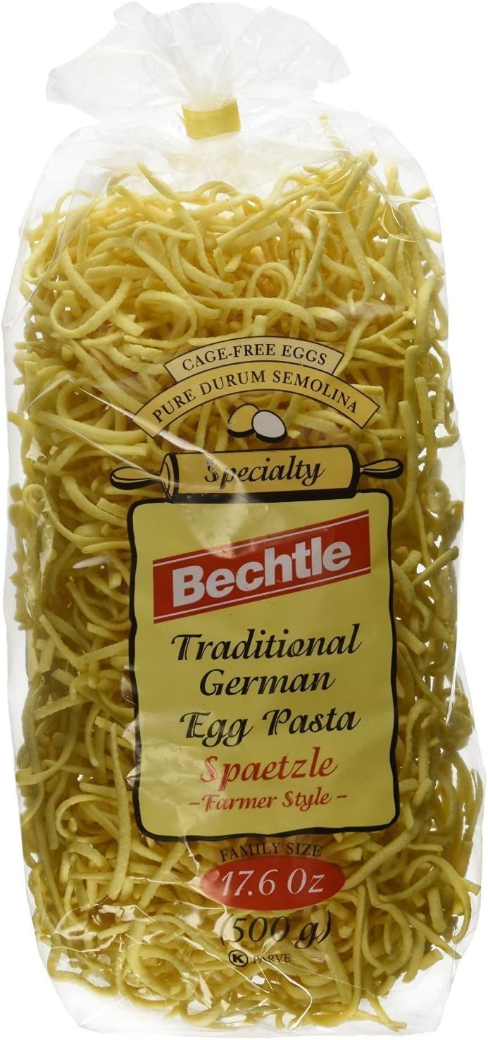 Amazon.com : Bechtle Egg Noodles Spaetzle 17.6 OZ (Pack of 2 ...