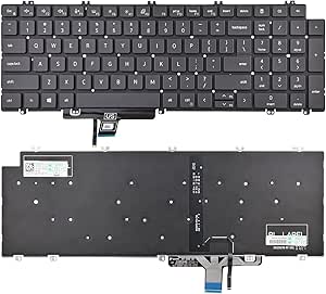 WeFly Laptop Keyboard Compatible for Dell Latitude 5520 5521 5530 ...