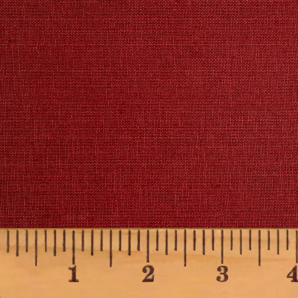 Amazon.com: Deep Red Solid Homespun Cotton Fabric by JCS - Sold by The ...