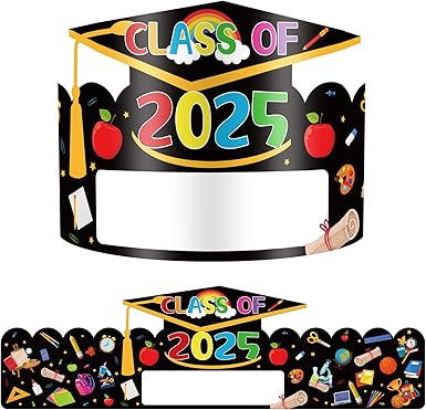 Amazon.com: Gilprop 42 Pcs Preschool Graduation Caps for Kids ...