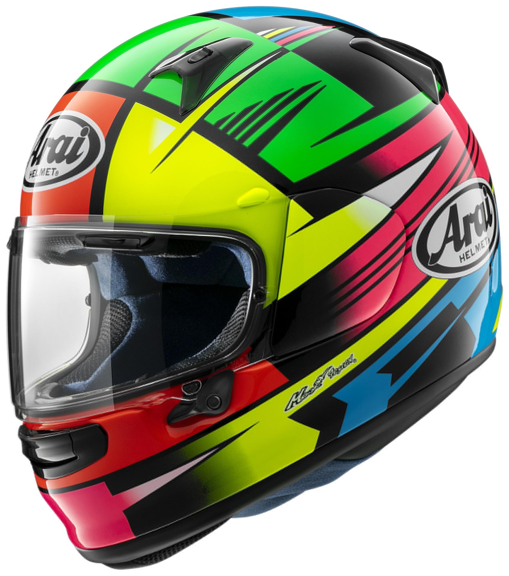 Amazon.com: Arai Helmets Regent-X Rock Helmet Green Md Yellow Green ...