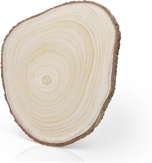 30-35 cm Wooden Discs, Round Tree Discs Without Hole, Wooden Discs for ...