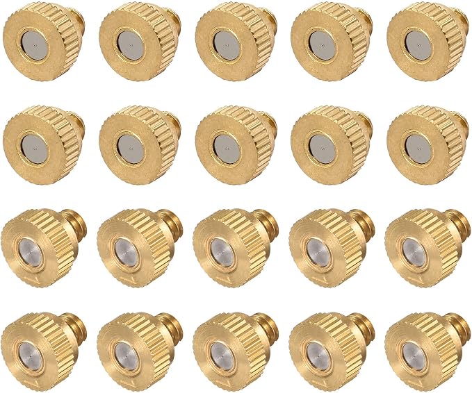 Amazon.com: uxcell Brass Misting Nozzle - 10/24 UNC 0.1mm and 0.15mm ...